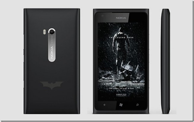 Batman figura a versão limitada do Nokia Lumia 900